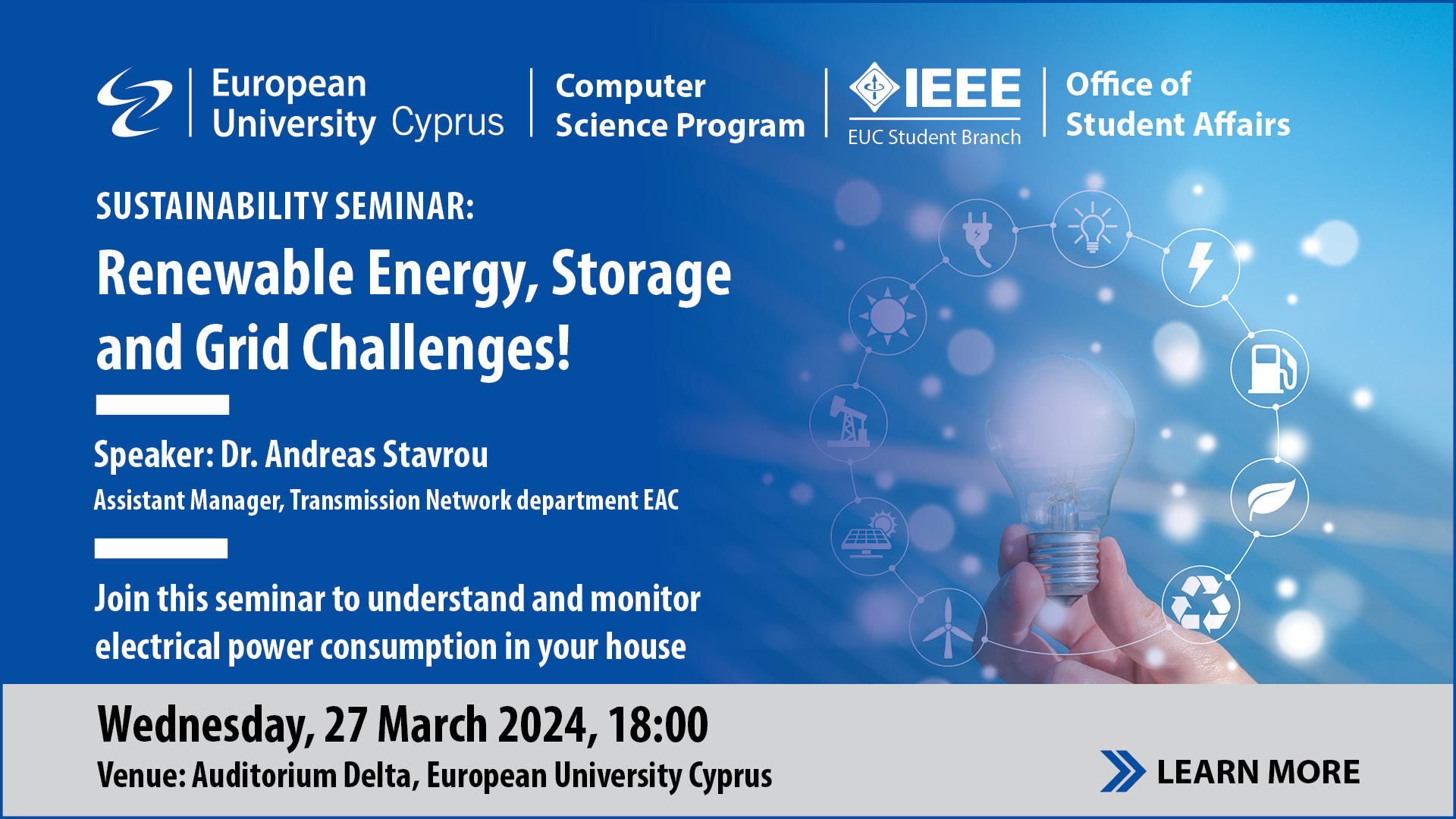 Renewable Energy, Storage and Grid Challenges - European University Cyprus