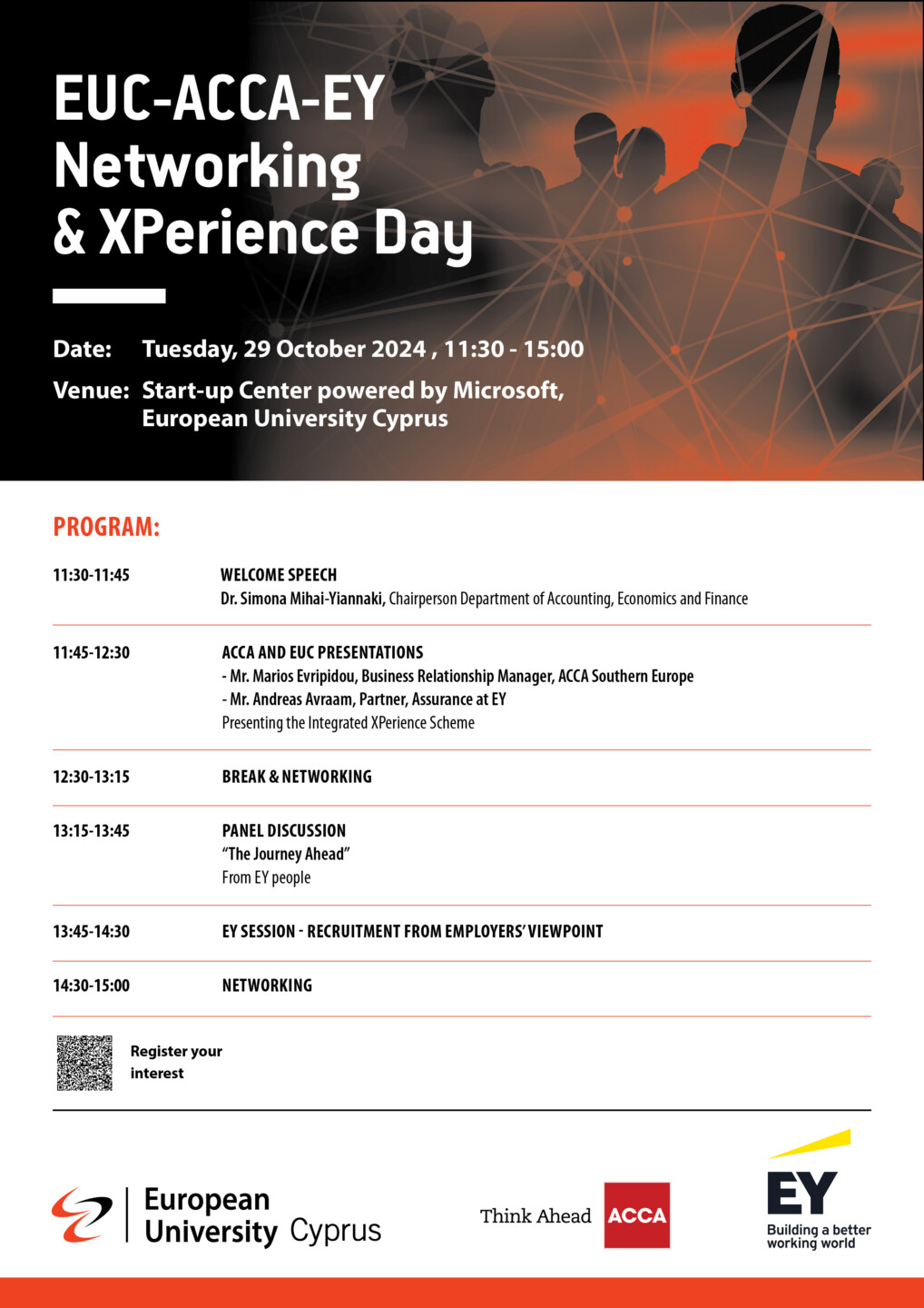 EUC-ACCA-EY Networking & XPerience Day - European University Cyprus